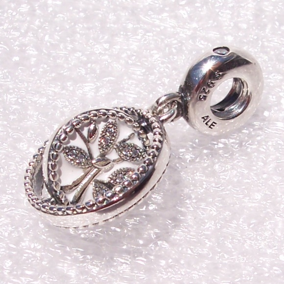 Pandora | Jewelry | Pandora Spinning Tree Of Life Silver Enamel Cz ...